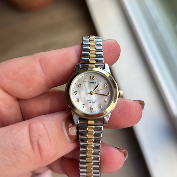 Timex | Accessories | Timex Dual Metal Watch | Poshmark